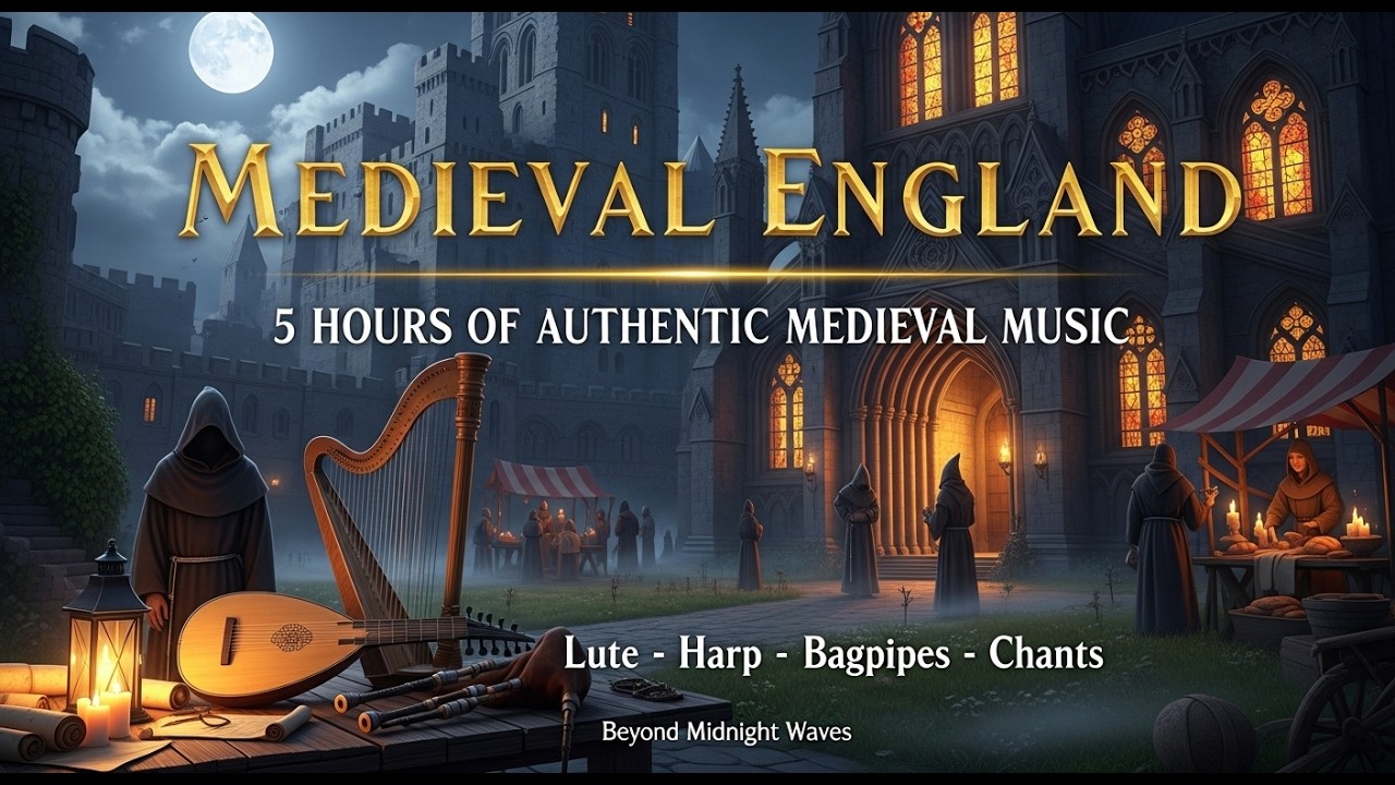 Medieval England ⚔️ | 5 Hours of Authentic English Medieval Music with ...