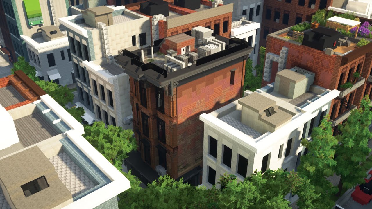 Pro Minecraft Builders Upgrade my NYC Townhouse - YouTube