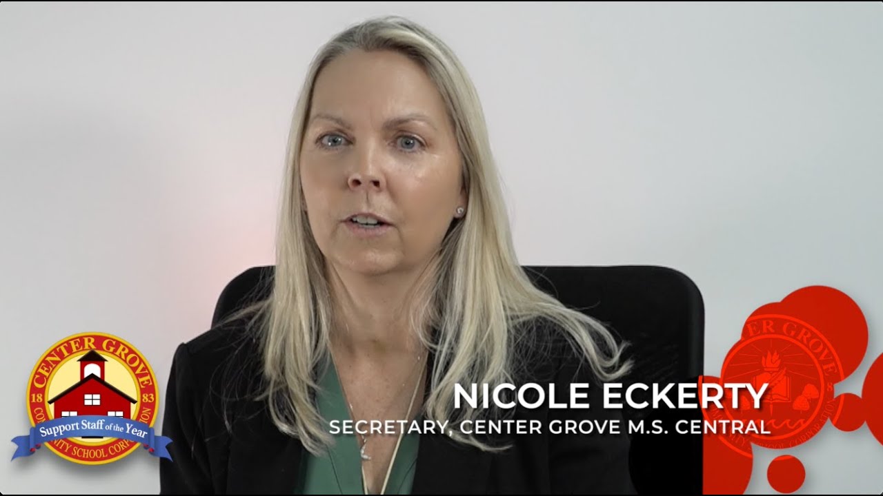 2024 Center Grove MS Central Support Staff Employee of the Year - YouTube