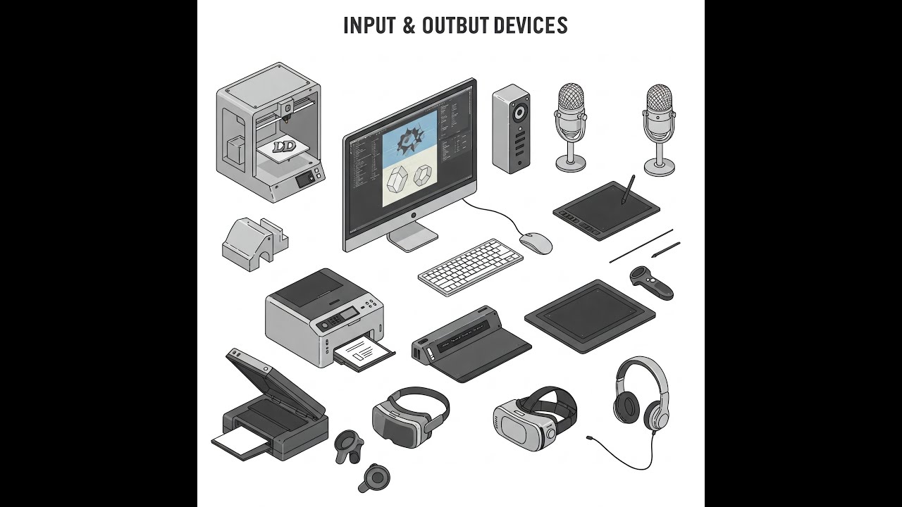 Input and output devices. - YouTube