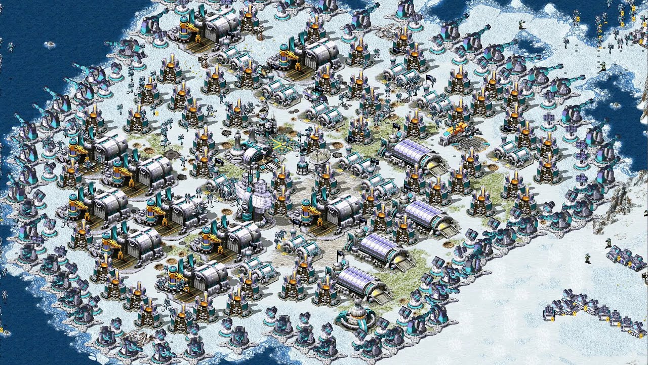Yuri 's Revenge Red Alert 2 Ice Age Version 5 Map Extra Hard Super AI ...