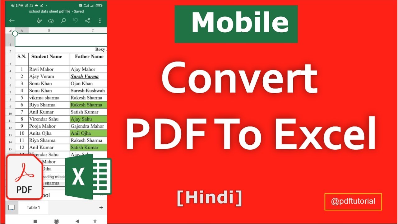 How To Convert PDF To Excle File In Mobile PDF To Excel Convert In how-to-convert-pdf-to-excle-file-in-mobile-pdf-to-excel-convert-in