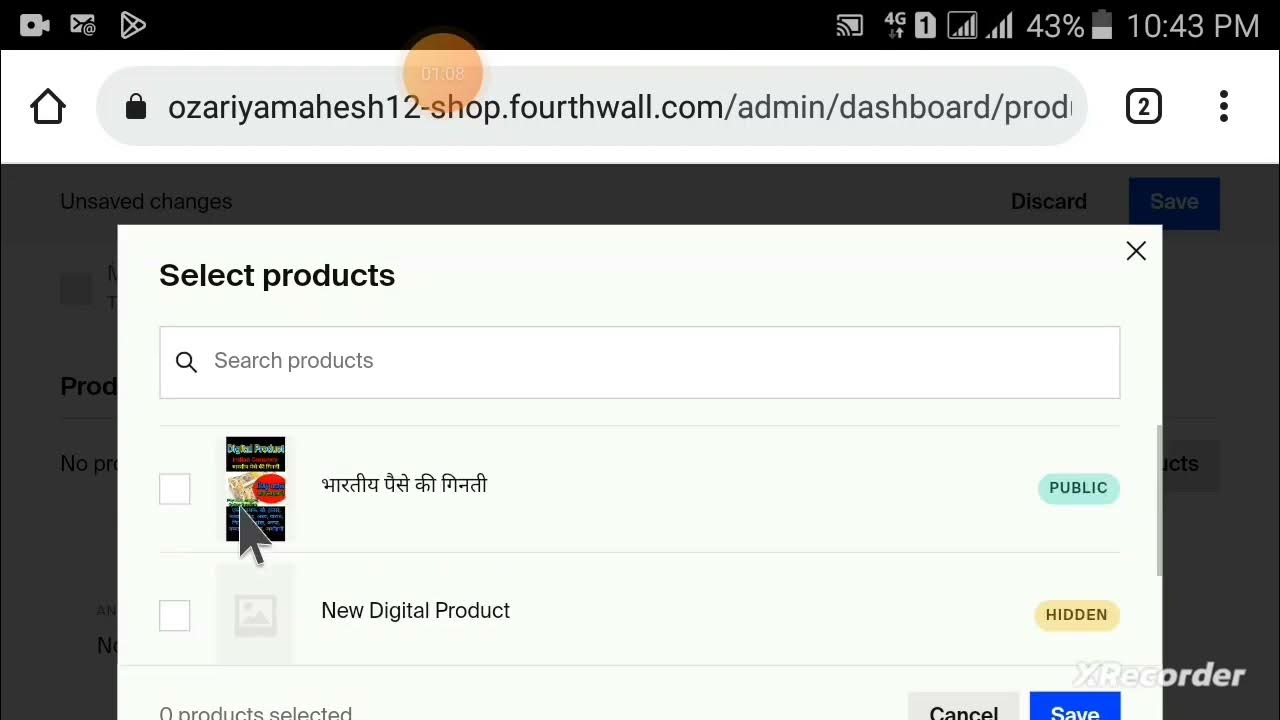 How To Create New Collection in Fourthwall online Store https://ozariyamahesh12-shop.fourthwall ...