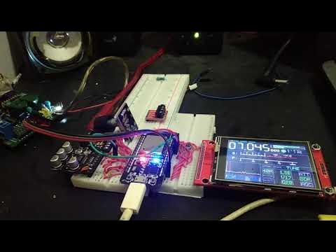 ESP32 SDR SSB Receiver experiments#3 Design display Tft LCD - YouTube