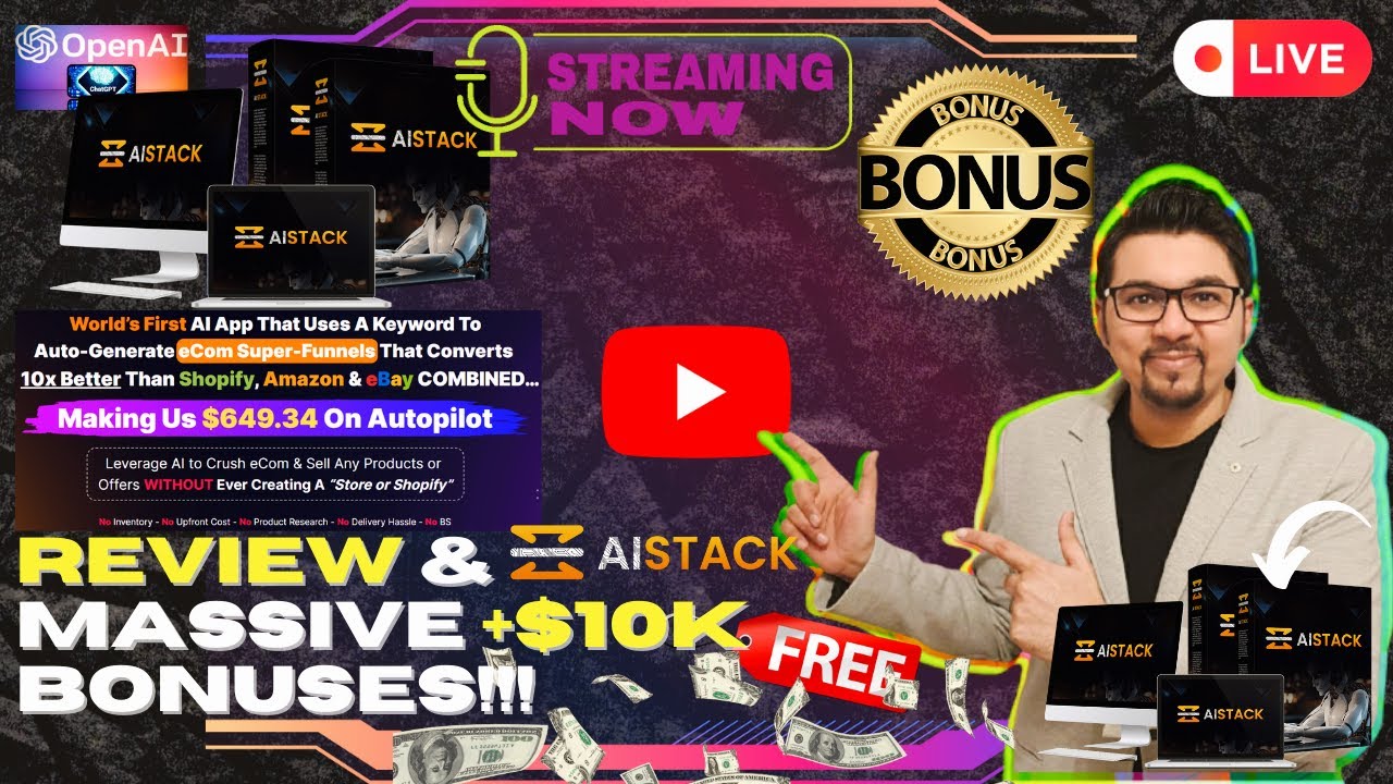 AI Stack Review⚡💻[LIVE] Create Super-Funnels That Converts 10x Better Than Shopify📲⚡FREE Bonuses ...