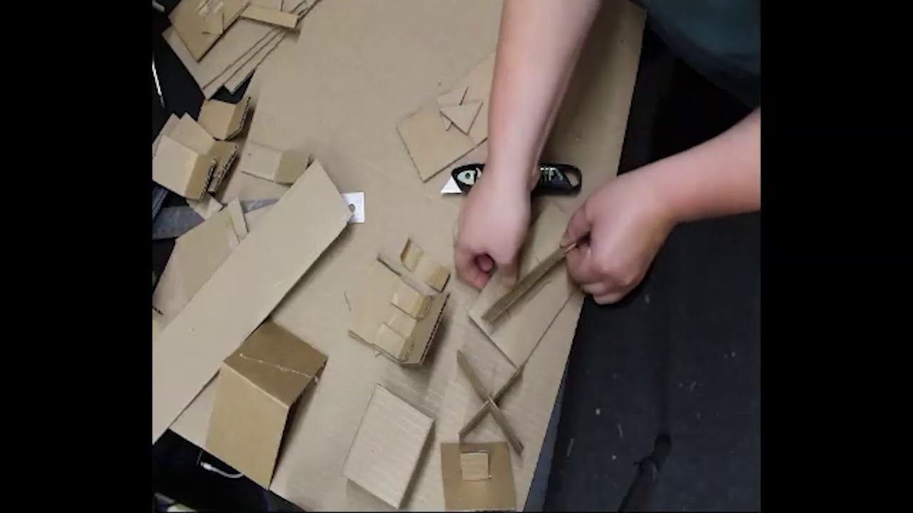 Cardboard joining techniques - YouTube