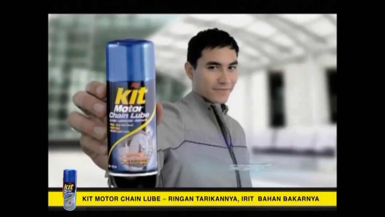 KIT Motor Chain Lube 15sec with running text - YouTube