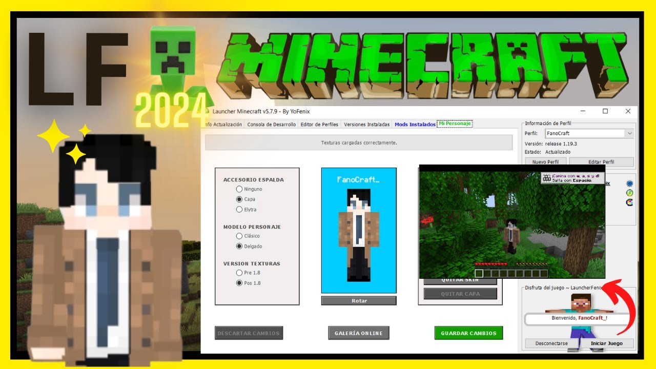 LAUNCHER FENIX 2024 - cómo INSTALAR LAUNCHER GRATUITO para MINECRAFT ...