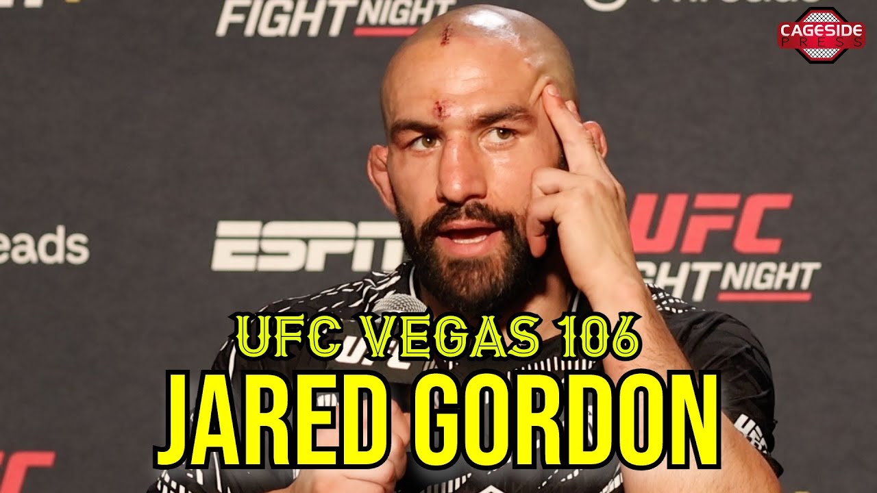 Jared Gordon Keeps The Judges Out Of It, Talks Outreach Efforts | UFC ...
