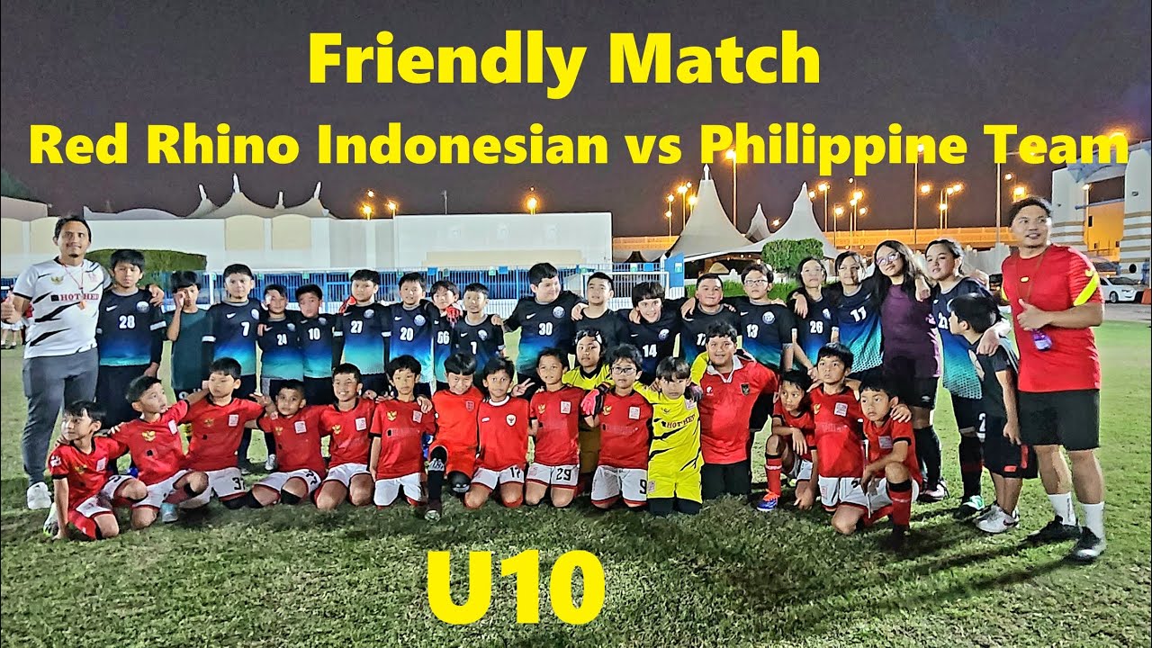 Red Rhino Indonesian 7 - 3 Philippine Team (U10 Friendly Match) - YouTube
