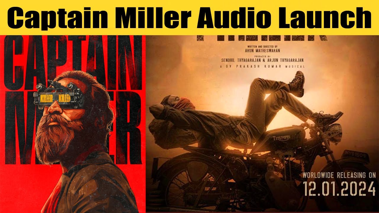 Dhanush's Captain Miller Pre Release Event Official Announcement ...