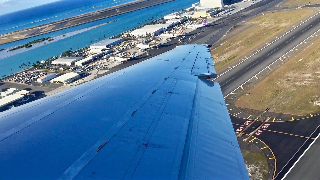 Vibrant Morning Departure – Boeing 717-200 – Hawaiian Airlines – HNL ...
