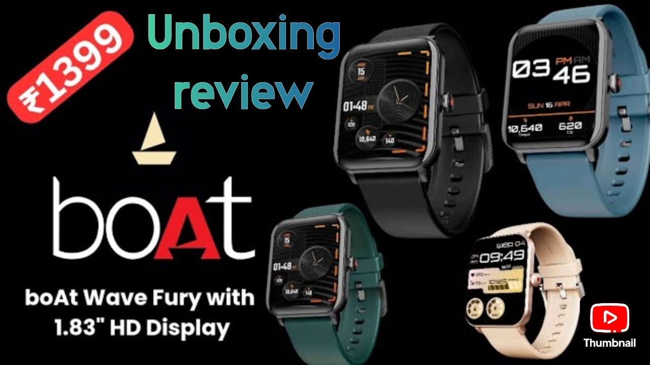 BoAt. wave Fury smartwatch with 1.83 HD Display Bluetooth Calling ...