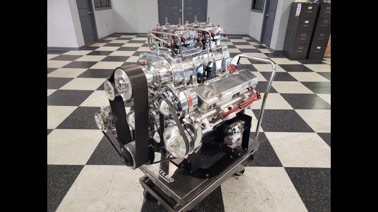 Blown 455 Cast Block Built by Butler Performance. - YouTube