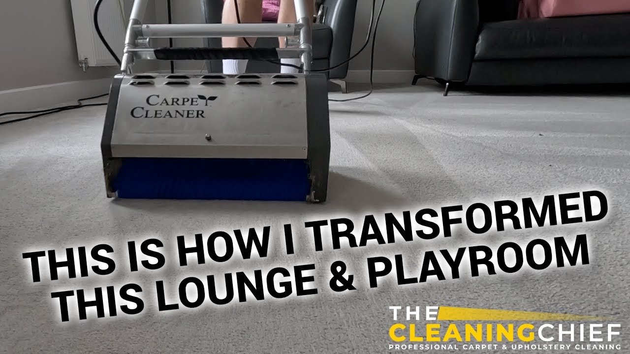This Lounge Carpet Was DIRTY !!! | Professional Carpet Cleaning | The ...