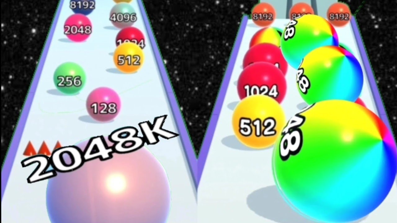 MAX LEVELS ,BALL RUN GAMES - YouTube