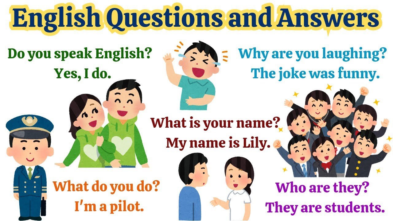 Very Basic Questions and Answers in English | Simple English Questions ...