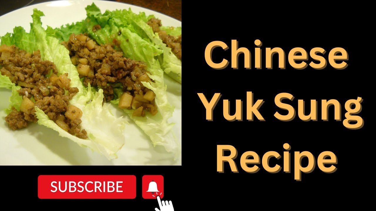 Savour the Flavour with Pork Yuk Sung | Homemade Asian Lettuce Wraps ...