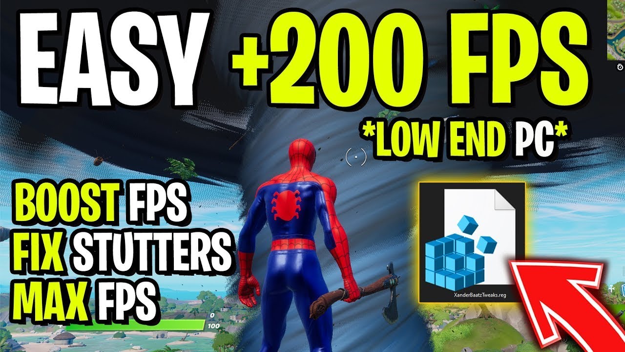 How To BOOST FPS Fortnite Low End PC Chapter 3! 🔧 Fix FPS Drops & Fix ...