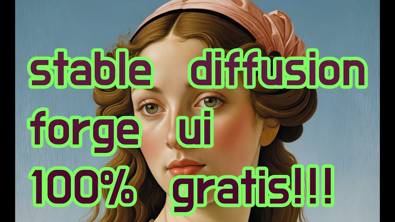 Stable Diffusion Forge UI - ZROK - 100% funcional 50% más rápido! - YouTube