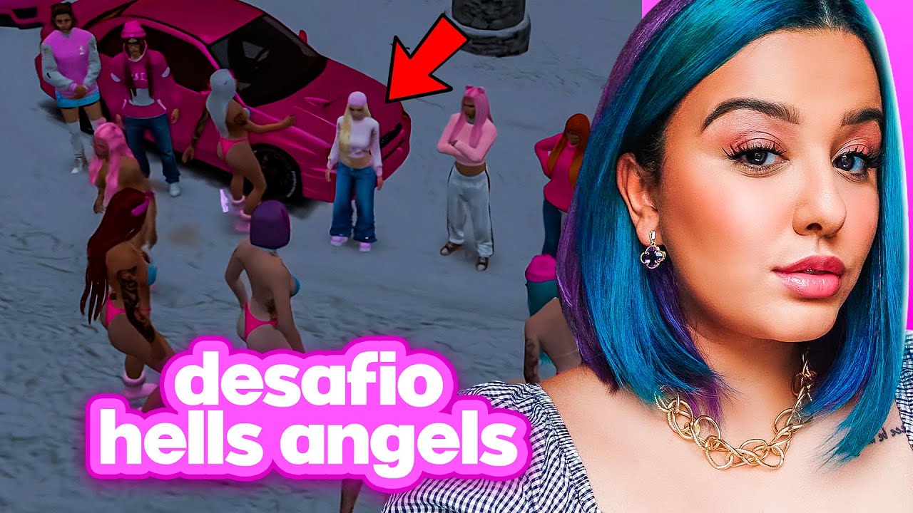 DESAFIO DAS HELLS ANGELS VALENDO UMA CASA | PEQUENAEVA Jogando GTA RP ...
