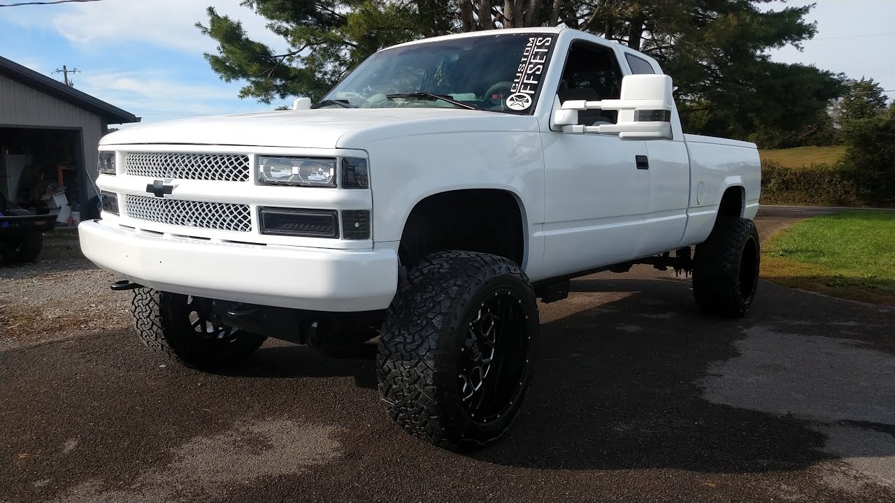 White Lightning Promo - OBS Chevy Extended Cab 6" Lift Customization By ...