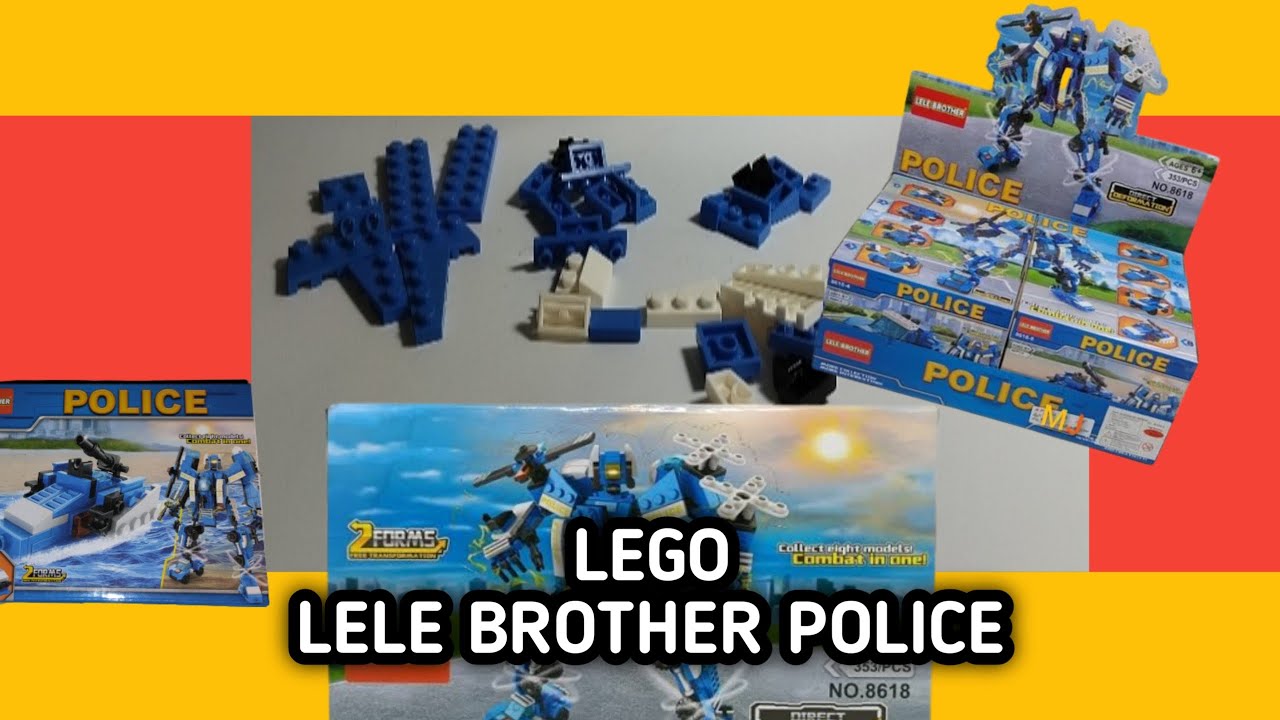 SEMBO City Police Patrol Lele Brother Lego 8618 - 1 - YouTube
