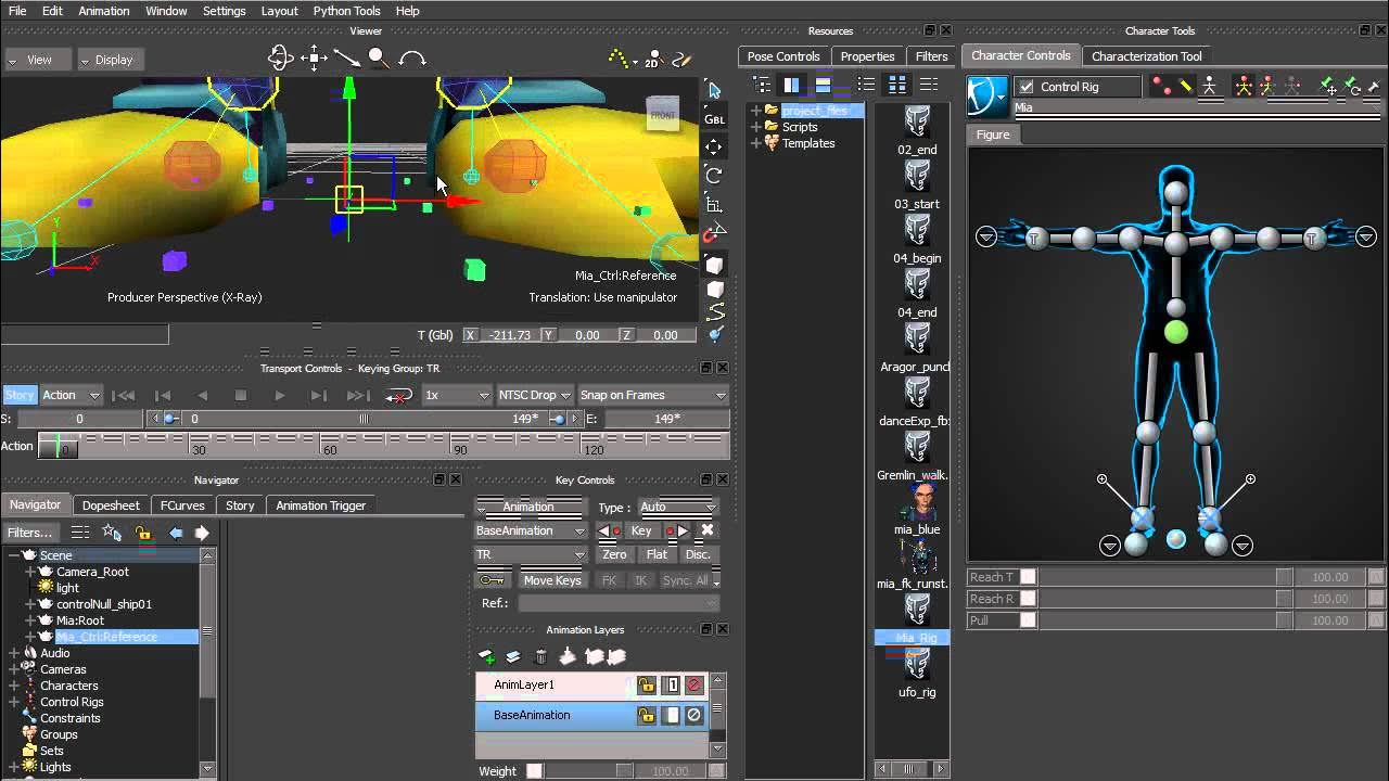 Introduction to MotionBuilder 2012 Tutorial - Transforming objects in MotionBuilder - YouTube