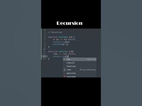 Basic Javascript - Recursion - YouTube