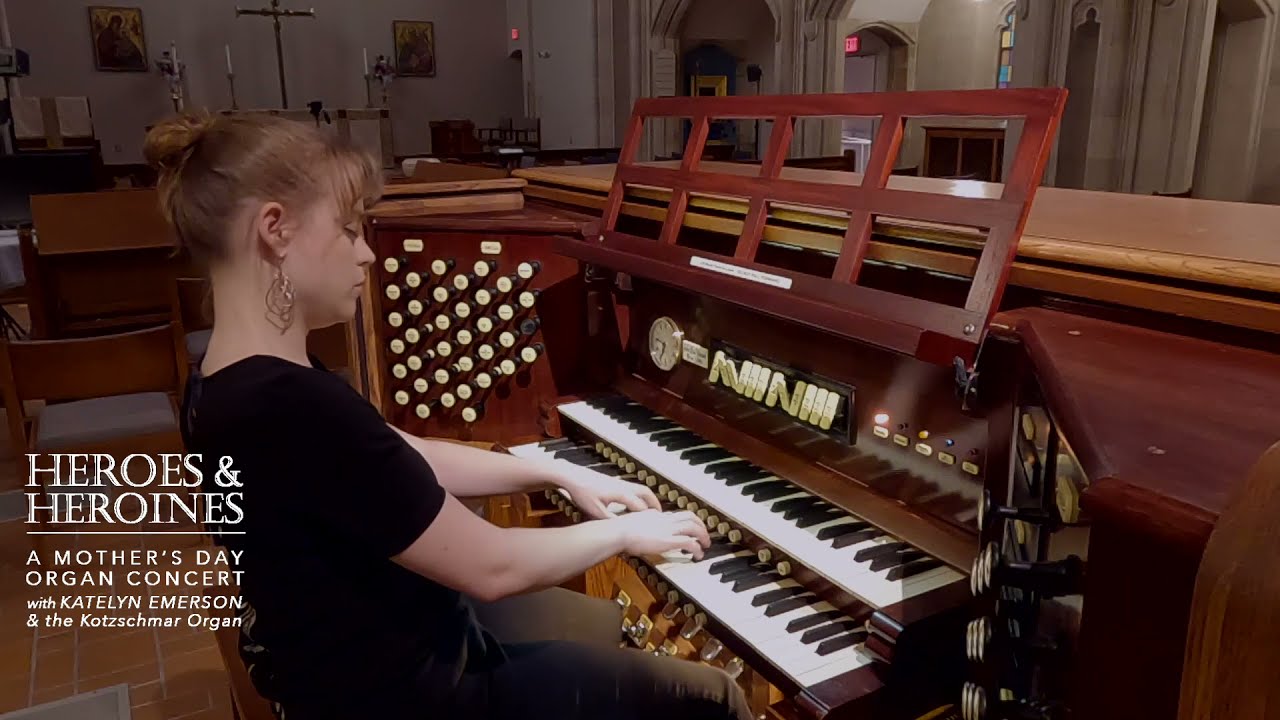 Katelyn Emerson Practicing Vierne 1 - YouTube