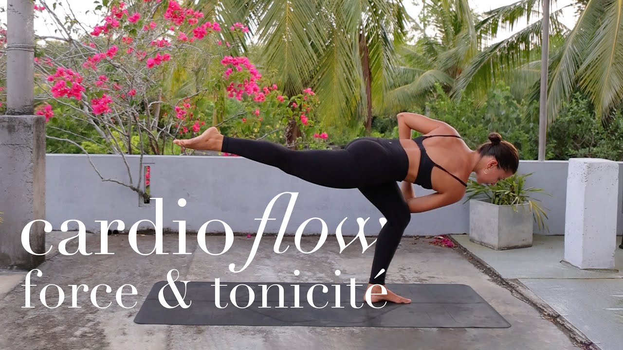 Cardio yoga flow · 20 minutes pour se muscler et se tonifier - YouTube