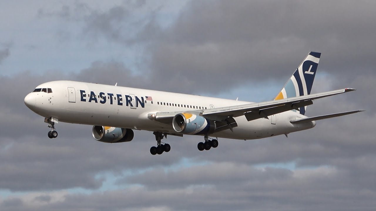 Eastern Airlines - Boeing 767-336ER - Takeoff & Landing - YouTube