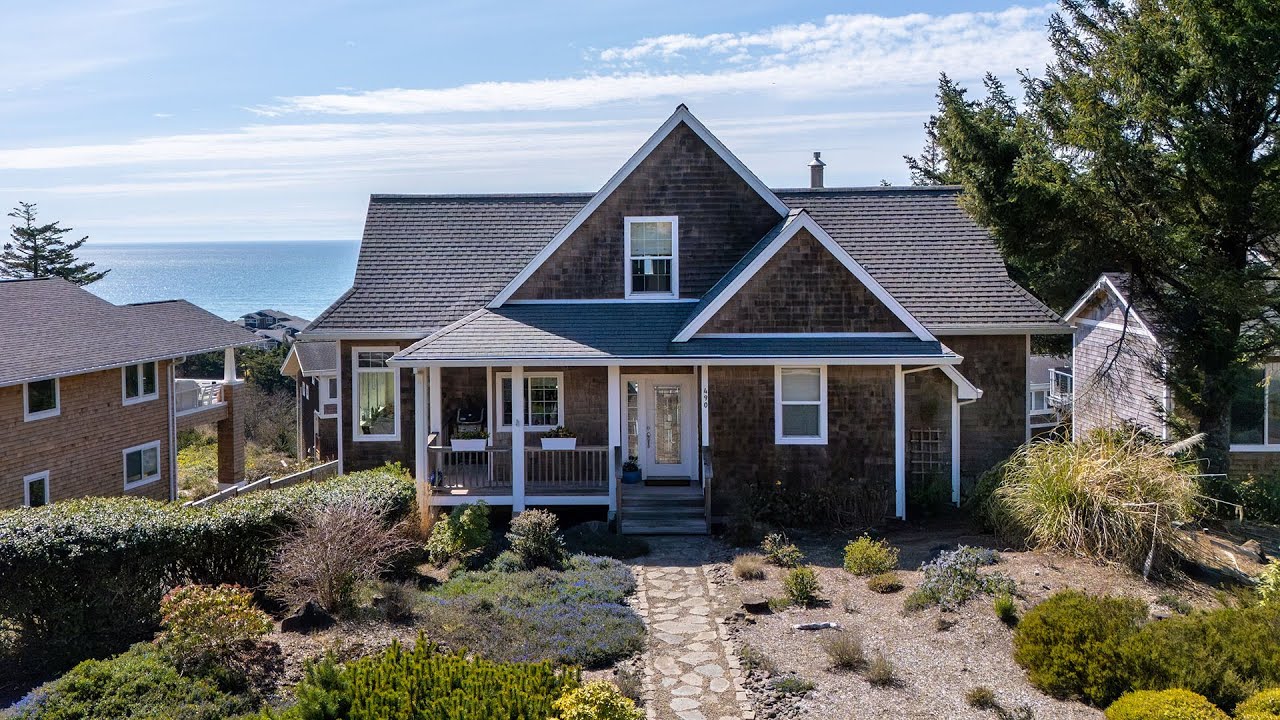 Luxurious ocean view home for sale on the Oregon Coast - YouTube