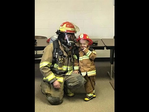 Kids Worlds Pre-School learns about fire safety with the Bad Axe Fire ...