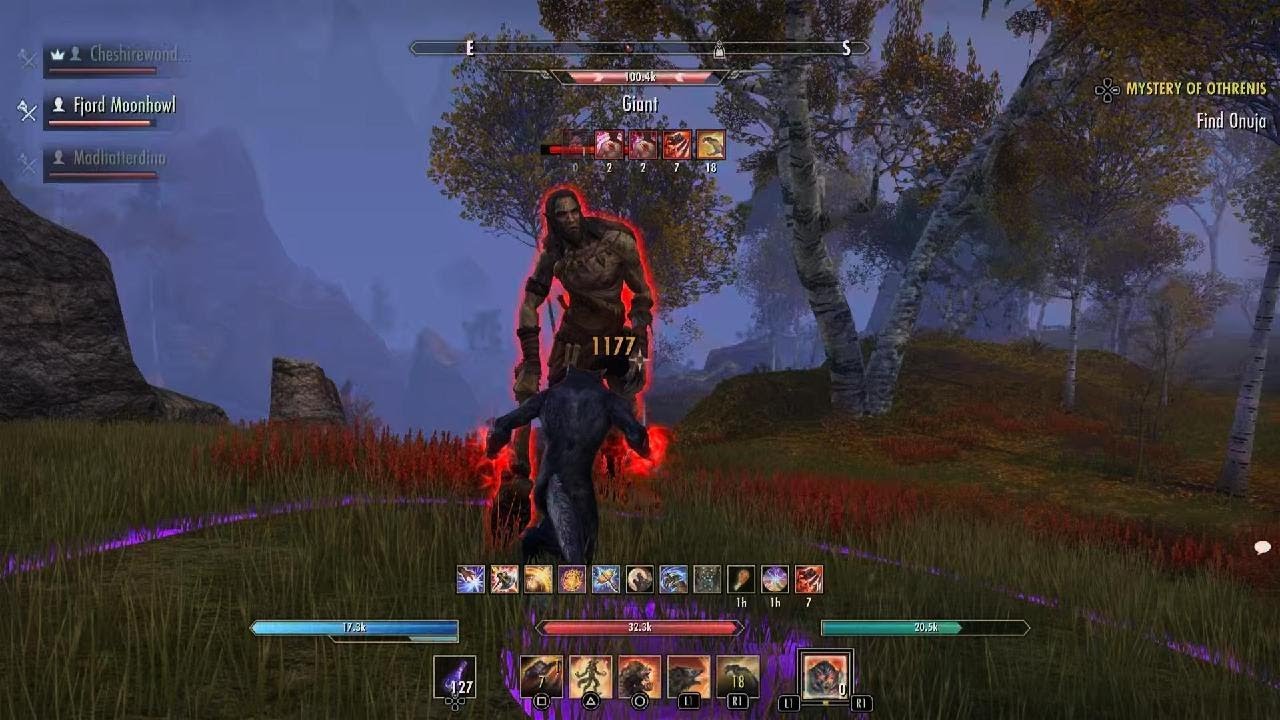 ESO werewolf vs world boss - YouTube
