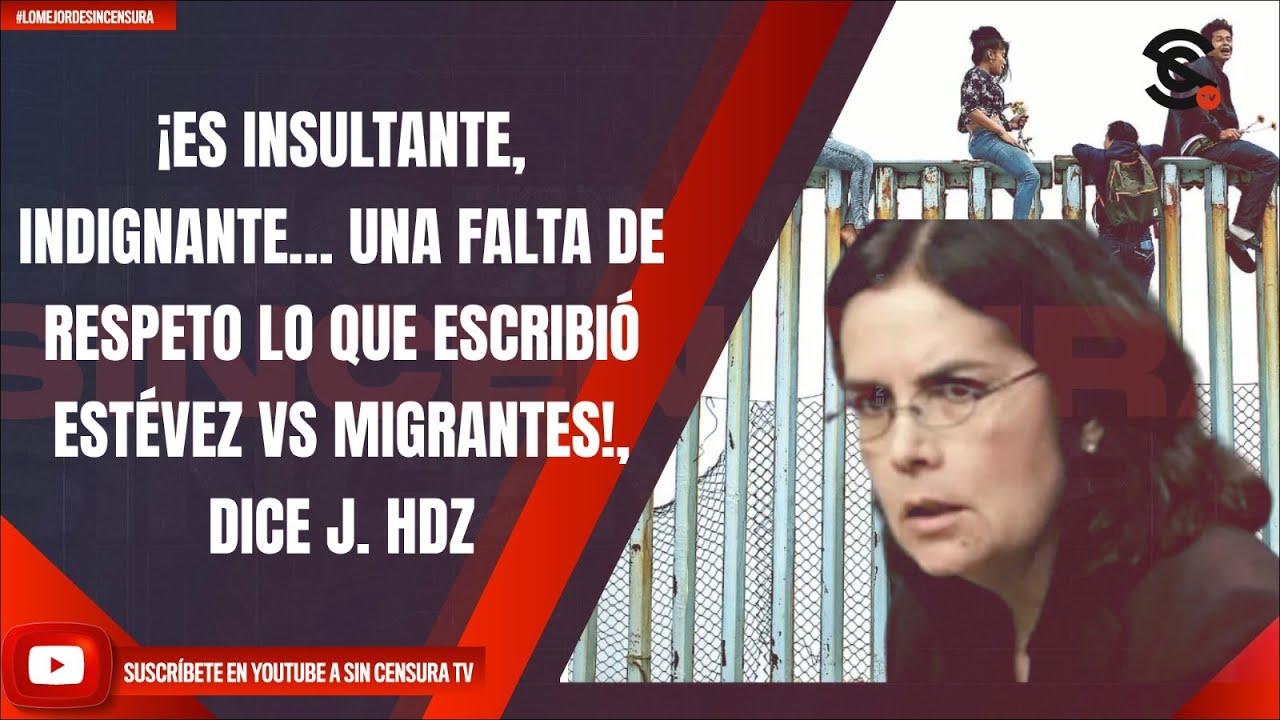 ¡ES INSULTANTE, INDIGNANTE… UNA FALTA DE RESPETO LO QUE ESCRIBIÓ ...