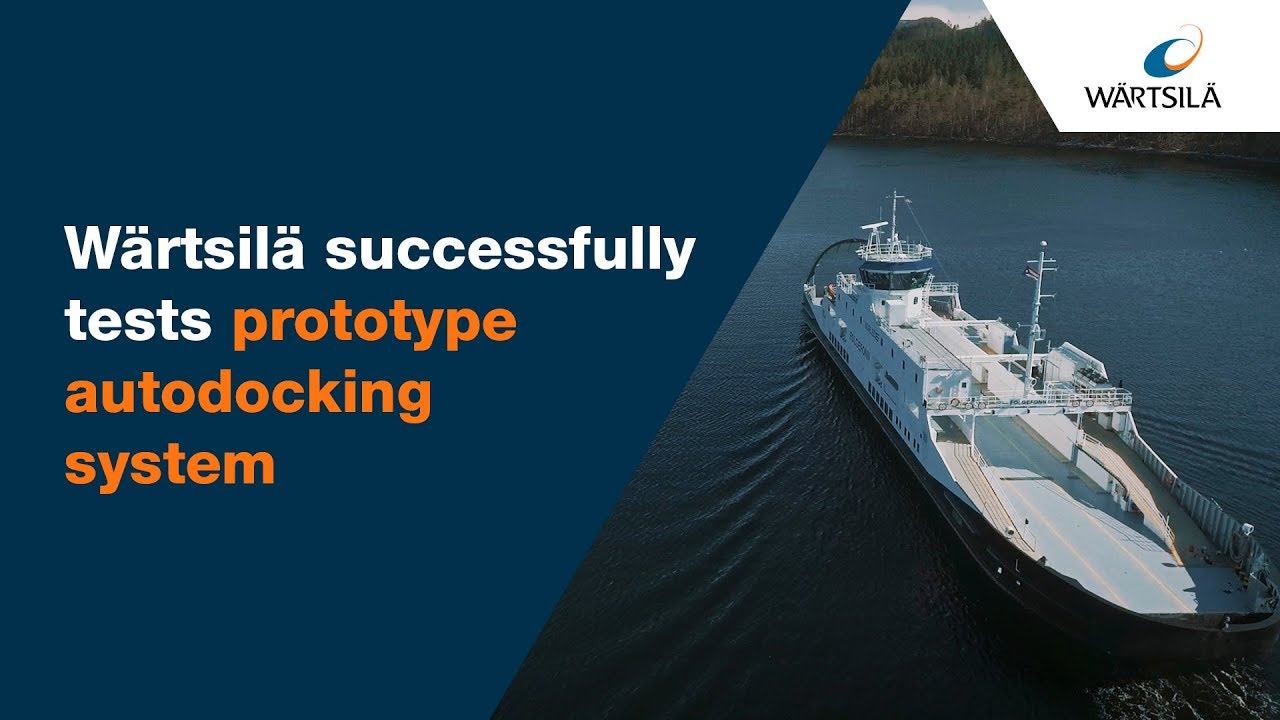 Successful testing of our auto-docking prototype | Wärtsilä - YouTube