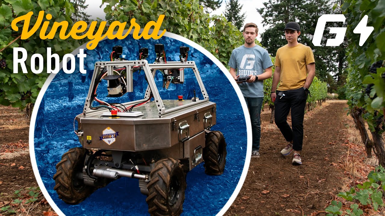 Meet the Vitibot: A Game-Changing Vineyard Robot #Shorts | George Fox ...