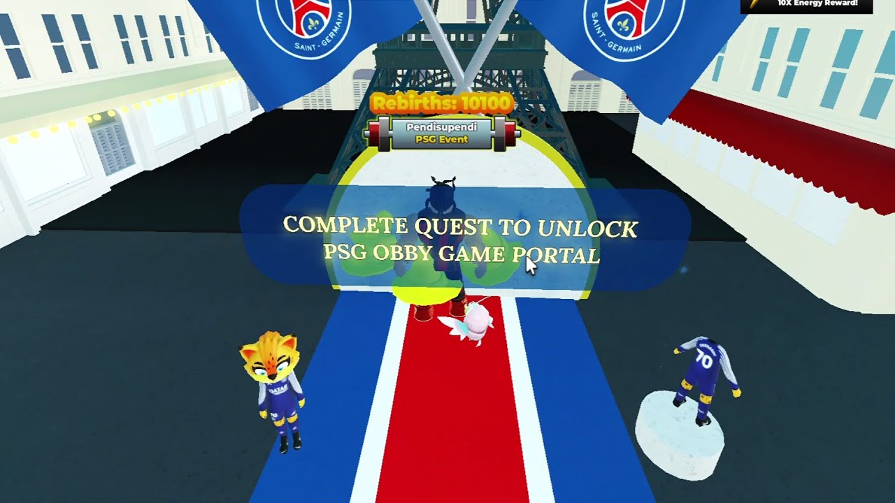 PSG X Strongman Event Update on Strongman Simulator Roblox - YouTube