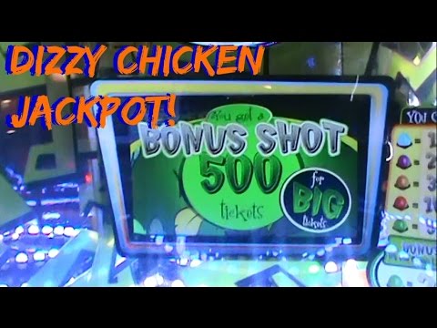 Dizzy Chicken Arcade Game - LUCKY JACKPOT! - YouTube