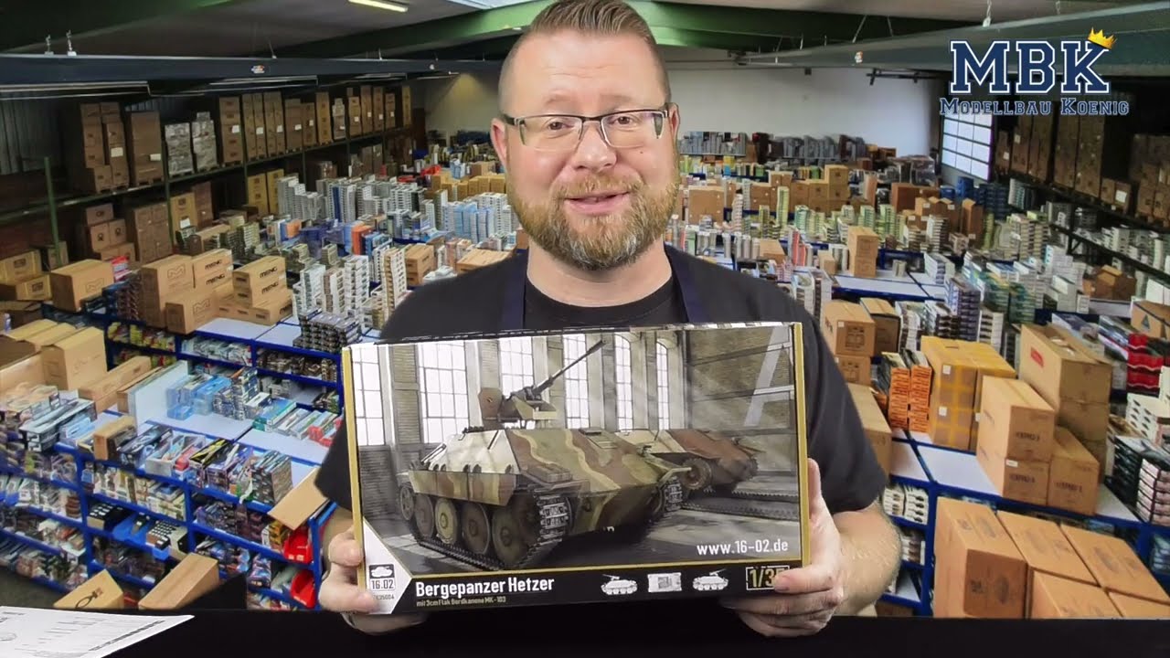 MBK packt aus #646 - 1:35 Bergepanzer Hetzer w/3cm Flak (16.02, 35004 ...
