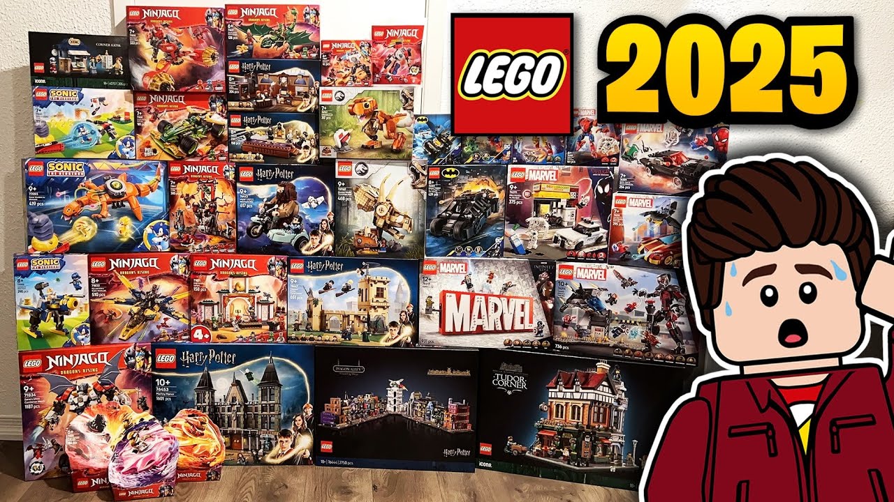 LEGO January 1st 2025 Sets Unboxing & LIVE Reactions - YouTube
