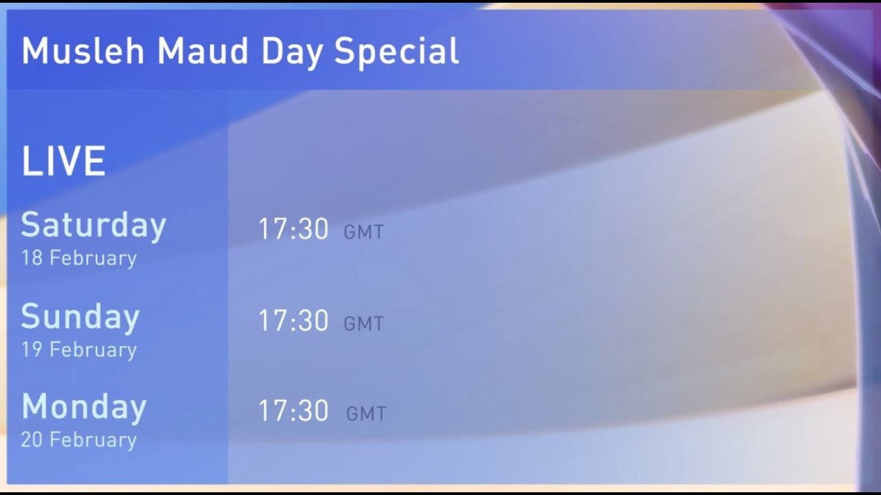 PROMO | Live Musleh Maud Day Special - YouTube