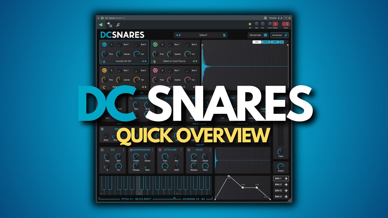 Dc Snares The Ultimate Snare Construction kit vst plugin by plugin boutique | Quick Overview ...