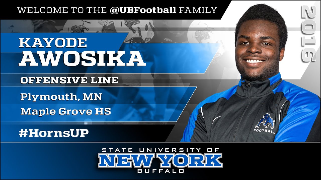 2016 UB Football Signing Day: Kayode Awosika - YouTube