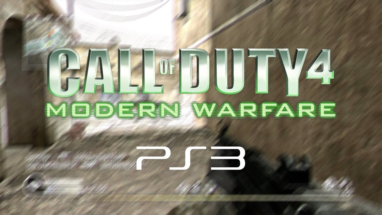 Call of Duty 4: Modern Warfare PS3 in 2018 - YouTube