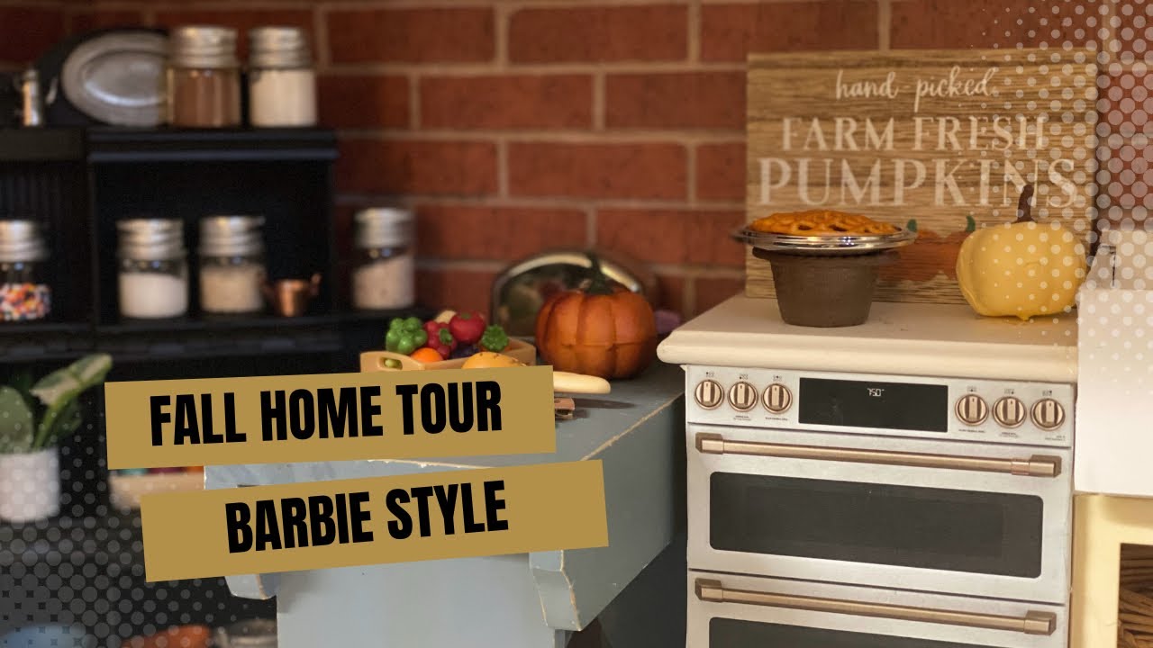 Tour a Fall Barbie Home! - YouTube