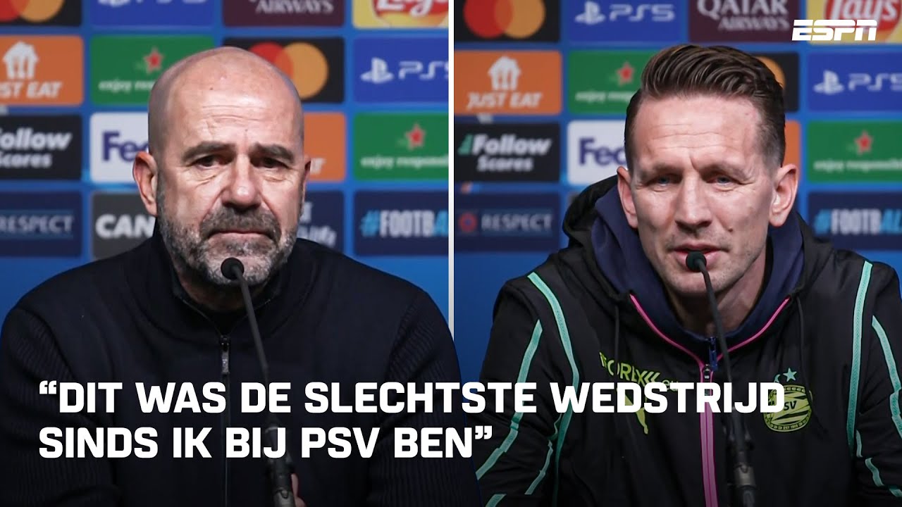 "Ik vond het HELEMAAL NIKS" 😤 | Persconferentie Peter Bosz en Luuk de Jong - YouTube