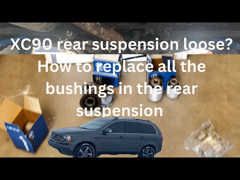 Replacing the rear suspension bushings on a first generation Volvo XC90