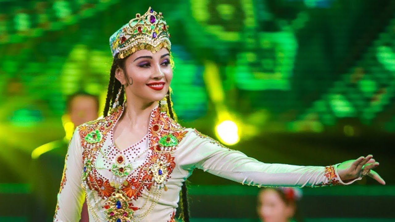 Uyghur Traditional Dance - Plate Dance - YouTube